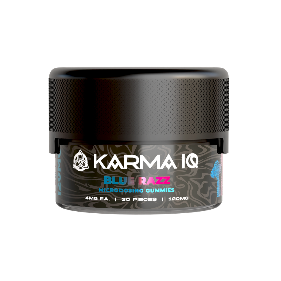 Buy Blue Razz Mushroom Gummies | Microdose with Karma IQ | Karma IQ ...